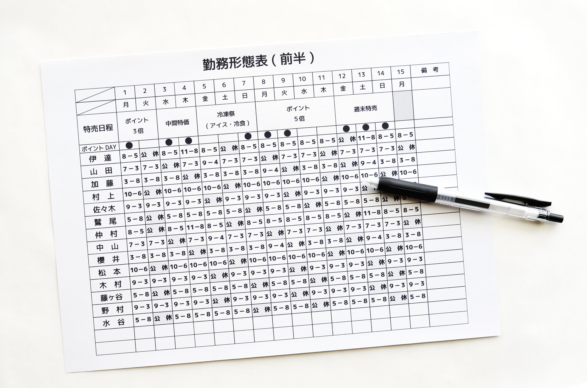 飲食店のシフト管理を最適化させるためのポイントとは？組み方のコツも紹介 | 業務効率UP・人手不足対策に | 飲食店向け一元管理システムASPIT